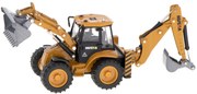 Kovový model bagr s nakladačem, buldozer s lžící h-toys 1704 1:50