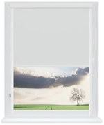 Dekodum Zatemňovací roleta v bílé kazetě, barva látky White Šířka (cm): 54, Výška (cm): Standardní (do 150 cm), Strana mechanismu: Levá
