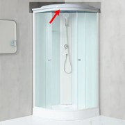 Strop pro boxy Notre a Mild 90x90 čtvrtkruh
