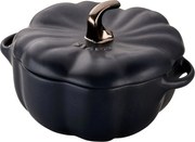 Staub Cocotte keramická zapékací miska ve tvaru dýně 15 cm/0,7 l, černá, 40508-549