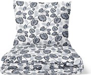 Krepové povlečení Monstera - šedomodré Velikost: 140 x 200 + 70 x 90