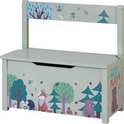 Livarno® Dětská lavice, 62,5 x 58,5 x 29 cm (liška)