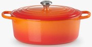 Le Creuset Signature - Pekáč oválný s poklicí, objem 13,9 l, volcanique 21178400902430