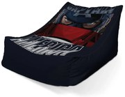 Sablio Sedací vak Lounge Kapitán Amerika pohled přes štít - 120 x 100 x 80 cm