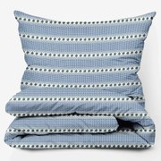 Bavlněné povlečení Mirabelka modrá Zapínání: zip, Velikost polštáře: 70x90, Velikost přikrývky: 140x200