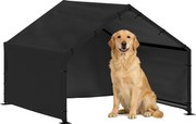 PawHut psí bouda 125 × 110 × 93 cm s voděodolným a UV krytem – pro psy do 30 kg | Aosom