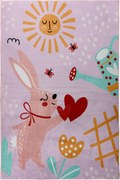 Obsession, Dětský kusový koberec Magic Kids ML 106 Lora, 115 x160, růžová, dětský pokoj