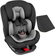 TecTake GmbH 405359 otočná autosedačka linus, schválení i-size, s isofix - světle šedá/černá