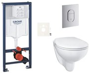 Závěsný wc set do lehkých stěn / předstěnová montáž GROHE Bau Ceramic SIKOGRSBAUA