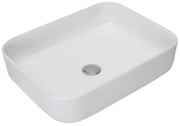 BPS-koupelny Deskové keramické umyvadlo Modo 50 (50x39 cm)