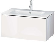Duravit L-Cube - Umyvadlová skříňka 40x82x48 cm, 1 zásuvka, lesklá bílá LC614102222
