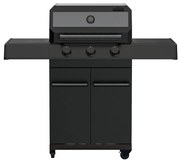 Kingstone Beast Black Edition Plynový gril Cliff 3000, 3 hořáky, grilovací plocha: 61 × 45 cm, 10,5 kW