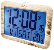 Digitální rádiem řízený budík JVD RB27.1 - imitace dřeva