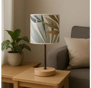 ONLI - Stolní lampa FLORA 1xE27/22W/230V 28 cm zelená/zlatá