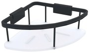 Nimco Kibo - Polička, délka 28 cm, plexiglass/černá Ki-14008-B-90