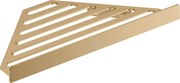 Hansgrohe AddStoris, košík do rohu, kartáčovaný bronz, HAN-41741140