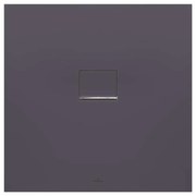 Villeroy & Boch Squaro Infinity - Sprchová vanička, 90x90 cm, Quaryl, antracit UDQ9090SQI1V-1S