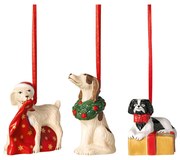 Villeroy & Boch Závěsná vánoční dekorace Nostalgic Ornaments, Pejsci, 3 ks 14-8331-6692