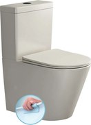Sapho Paco - WC kombi, Rimless, vario odpad, ivory PC1012WRBE