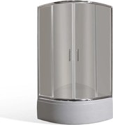Roltechnik Outlet Čtvrtkruhový sprchový kout MODANZA - bez vaničky Varianta: rozměry: 80x80 cm - (MODANZA/800 - 4520011), Barva profilů a typ výplně: profily: brillant, výplň: Rauch