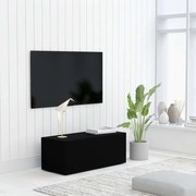 TV stolek černý 80 x 34 x 30 cm kompozitní dřevo