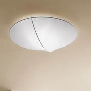 Axolight Nelly, designové svítidlo z bílého textilu, 3x70W, průměr 60cm
