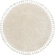 Kusový koberec Berber 9000 cream kruh, 120x120 (priemer) kruh, biela, obývacia izba, Dywany Łuszczów