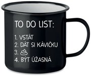 TO DO LIST: BÝT ÚŽASNÁ - černý plecháček 350 ml