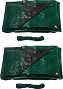 Parkside® Univerzální ochranná plachta, 2 x 3 m, 2dílná sada
