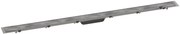 Hansgrohe RainDrain Rock - Lineární sprchový žlab 1200, s roštem pro vložení dlažby, nerez 56034000
