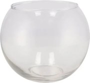 Baňatá skleněná váza Sphere transparent - Ø 17*14 cm