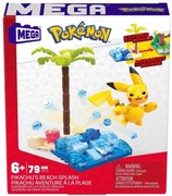 Stavebnice mattel mega bloks pokémon beach blast pikachu