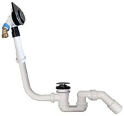 Villeroy & Boch Subway 3.0 - Vanová odtoková a přepadová souprava s napouštěním, Stone White UPCON0136-RW