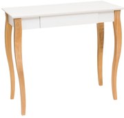Bílý psací stůl Ragaba Lillo, délka 85 cm