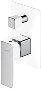 OMNIRES Parma - Baterie pod omítku, pro 2 spotřebiče, s tělesem, chrom/bílá PM7435CRB