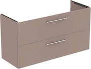 Ideal Standard i.Life A - Umyvadlová skříňka, 120x44x63 cm, 2 zásuvky, matná béžová T5258NH