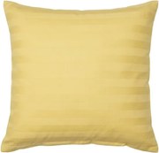 DADKA Povlak na polštář atlas grádl žlutý proužek 2,5 cm Rozměr 40x40