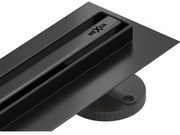 Mexen Flat 360° Slim otočný liniový odtok 80 cm, černý - 1741080