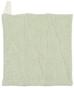 Ib Laursen Bavlněná chňapka Emil / Green Stripes, zelená barva, textil