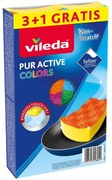 Vileda Pur Active Colors houbička 4ks