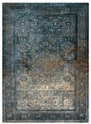 Koberec OMEGA MAMLUK rozeta / vintage, tmavomodrý