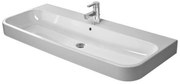 Duravit Happy D.2 - Umyvadlo 120x51 cm, s přepadem, otvor pro baterii, bílá 2318120000
