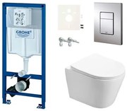 Cenově zvýhodněný závěsný WC set Grohe do lehkých stěn / předstěnová montáž+ WC SAT Infinitio SIKOGRSIN1S