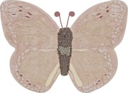 Lorena Canals, Kusový koberec Baby Butterfly, 90x120, růžová, dětský pokoj