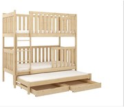 Legno Dětská patrová postel Erika borovice Rozměr (cm): 80x160