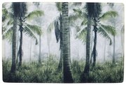 Podlahová rohožka s palmami Jungle in Fog  - 75*50*1cm