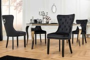 Designová židle Queen černý samet