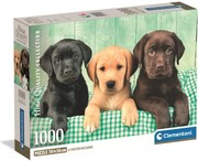 Clementoni - Puzzle 1000 Tři labradoři