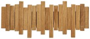 Nástěnný věšák z dubového dřeva v přírodní barvě 3 cm Caltra – House Nordic