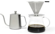 Set na překapávanou kávu z nerezové oceli ve stříbrné barvě 500 ml Slow Coffee – Leopold Vienna
